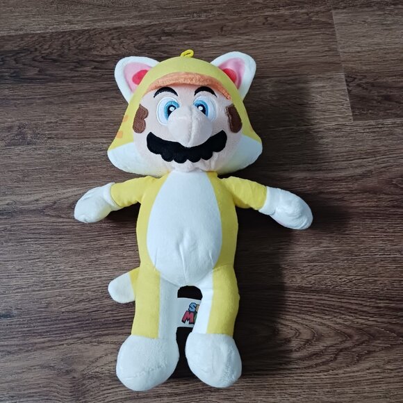 Good Stuff | Toys | Super Mario Bros Mario Yellow Cat Costume Plush 2 ...
